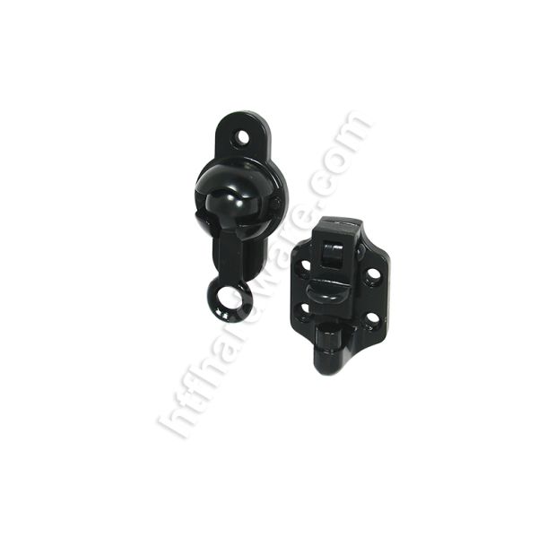 Stainless Steel Door Holder Kit - Three Piece Ball and Socket Holdback